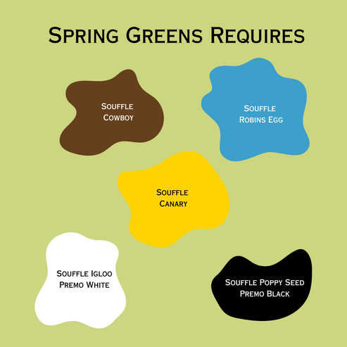 Spring Greens Polymer Clay Color Palette Tutorial – Polyclay Emporium